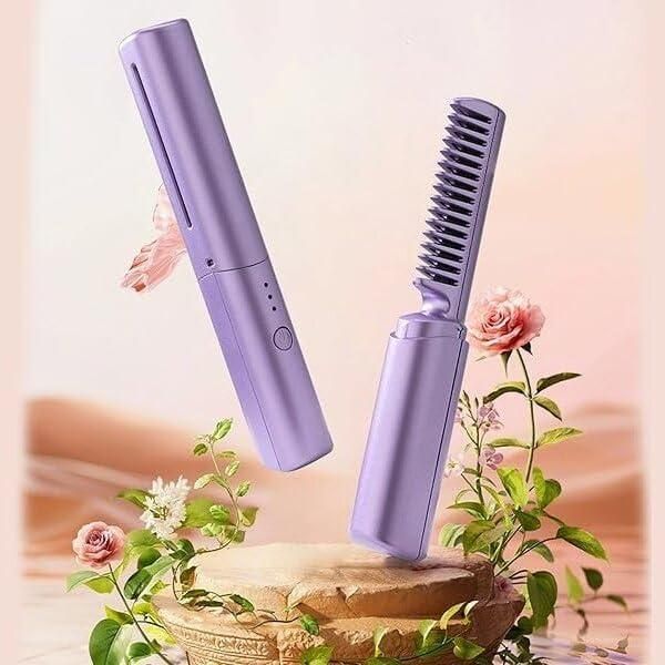 Rechargeable Hot Comb Hair Straightener – Zeeko